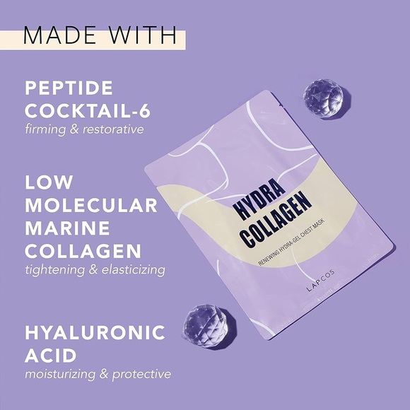 Skincare | Purple Hydra Collagen Chest Mask | Poshmark
